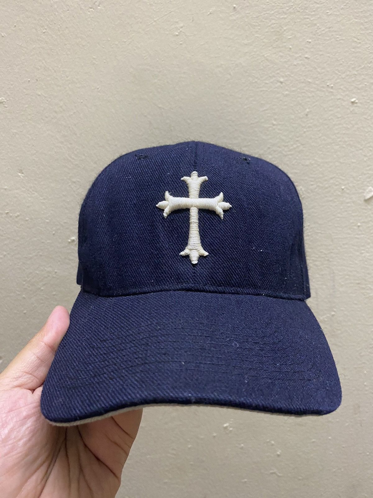 Vintage Vintage KARMA Cross Logo Like Chrome Hearts Hat | Grailed