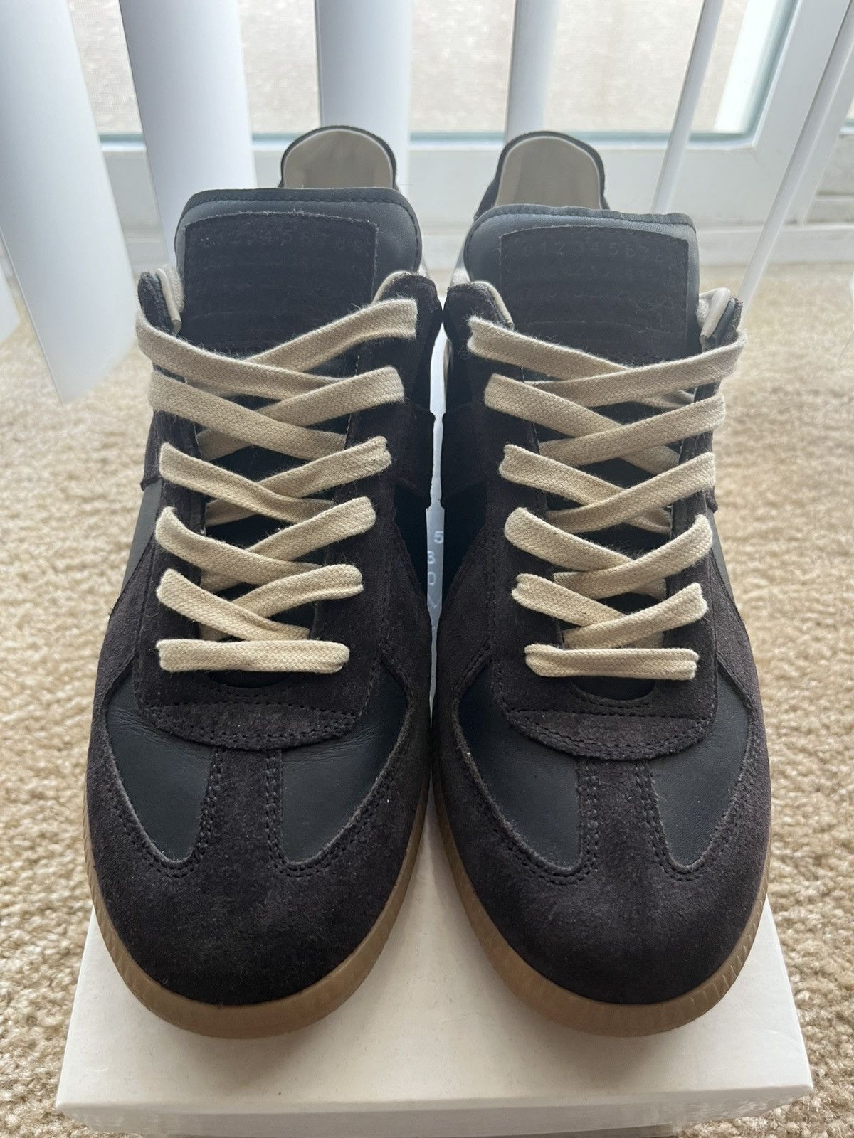 Maison Margiela Replica Gat Brown/Black | Grailed