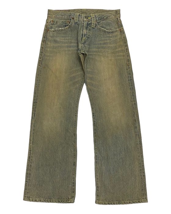 If Six Was Nine FLARE RUSTY COCOLULU DISTRESSED BAGGY FLARE DENIM JEANS ...