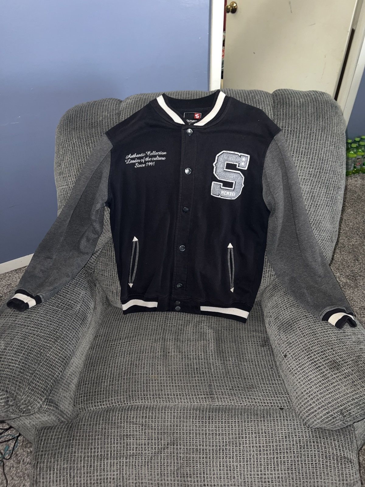 Southpole × Sportswear × Streetwear Southpole MCMXCI Letterman Jacket ...