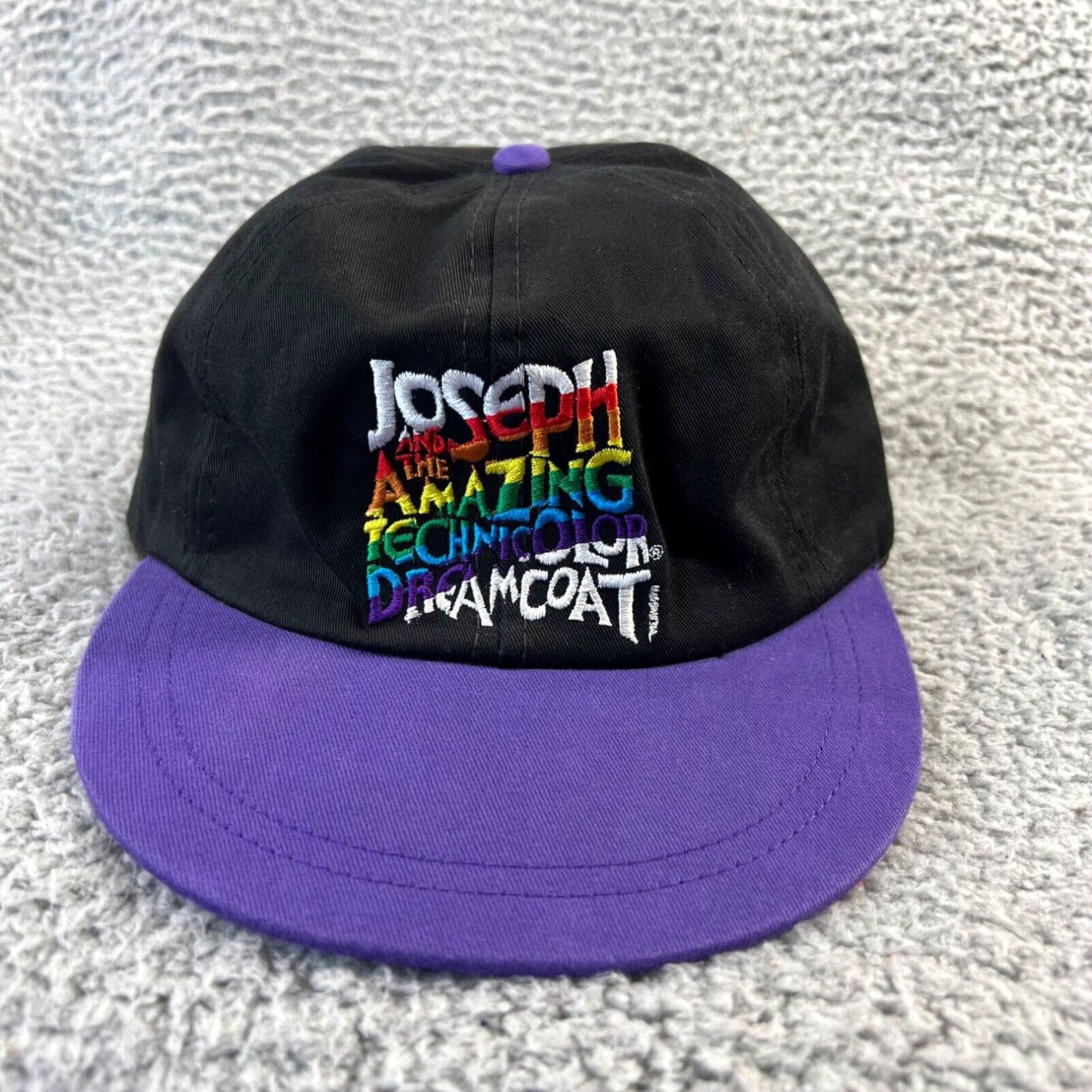 Joseph Vintage Joseph Amazing Technicolor Dreamboat Hat Black Purple ...