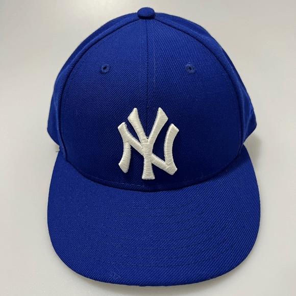 Kith KITH Yankees MLB New Era 59Fifty Retro Crown Cap Royal Blue | Grailed