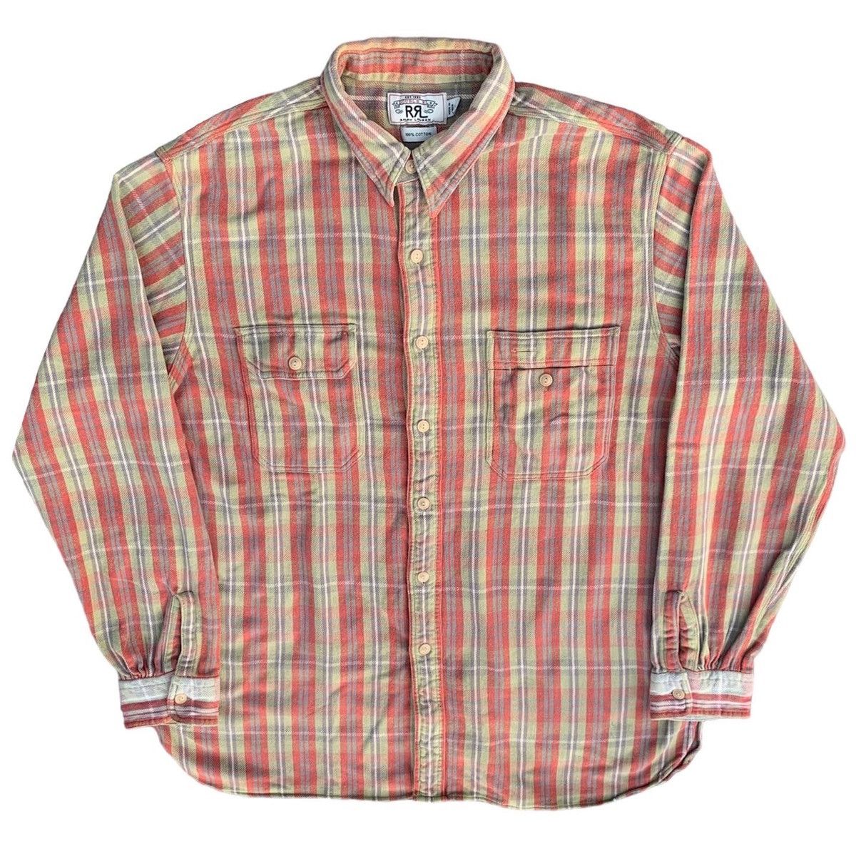 Denim & Supply Ralph Lauren × RRL Ralph Lauren Double RL Heavyweight Plaid Shirt | Grailed