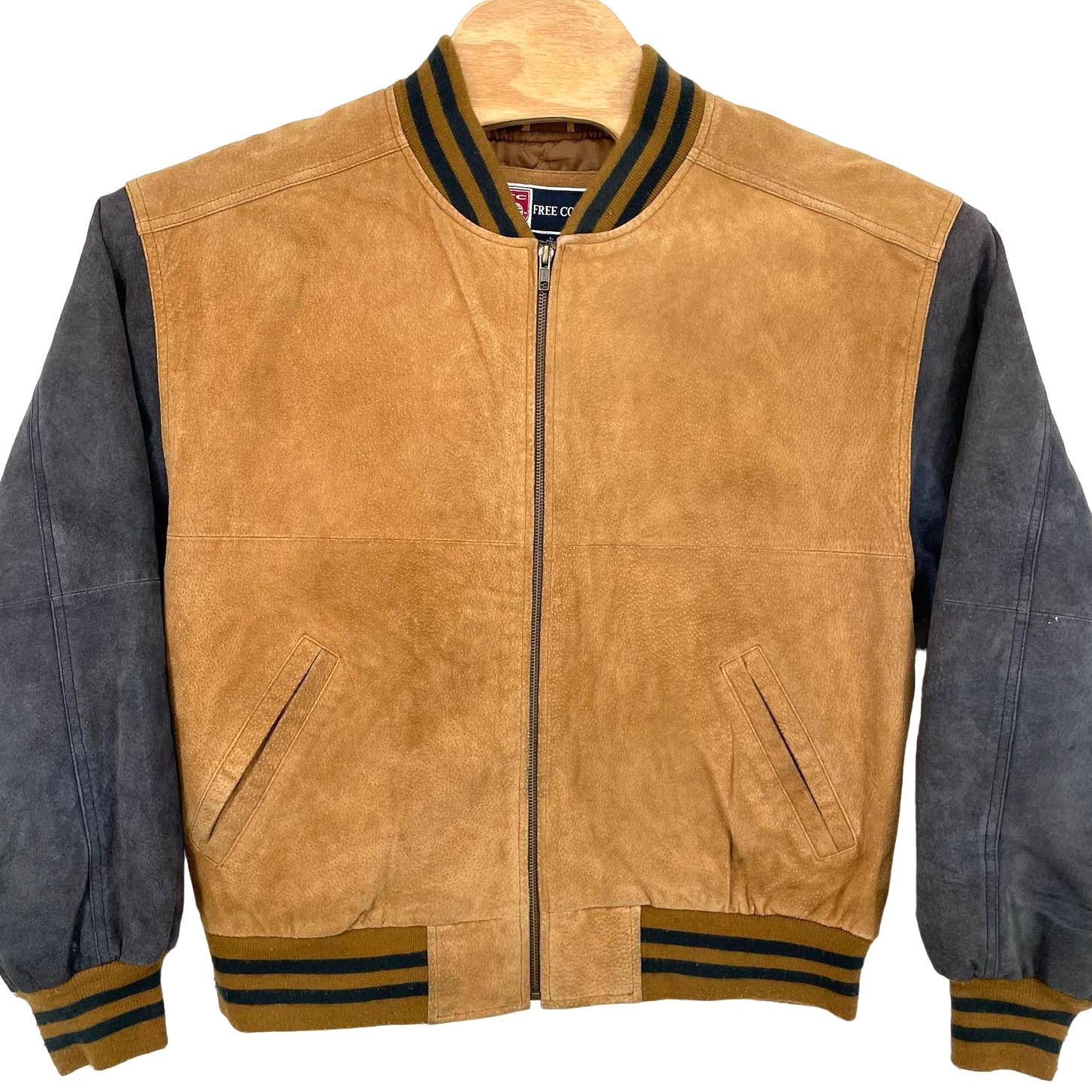 Free Country Free Country Jacket Mens Large suede leather Bomber | Grailed