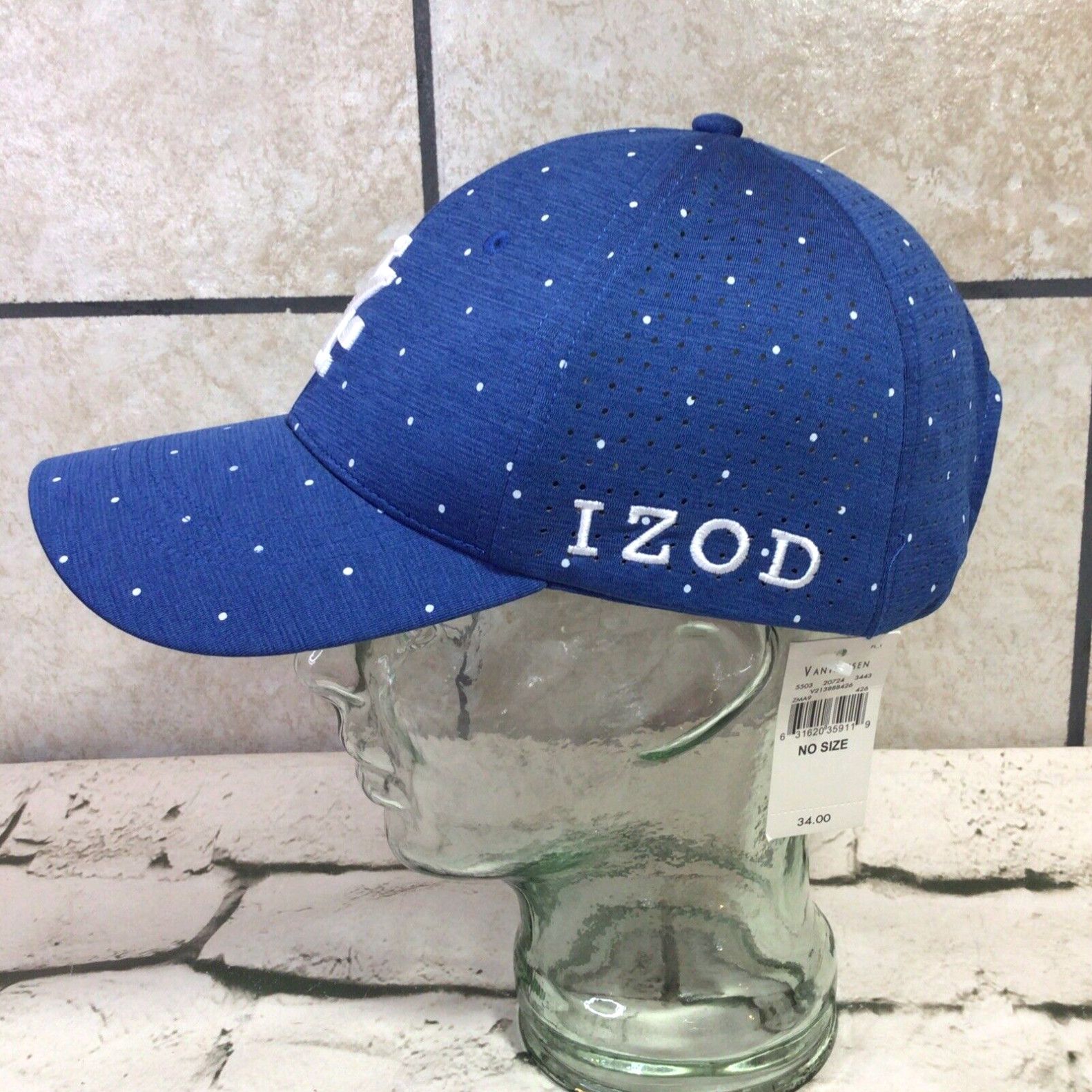 Izod Izod Blue Polka Dot Womens Hat Adjustable Ball Cap | Grailed