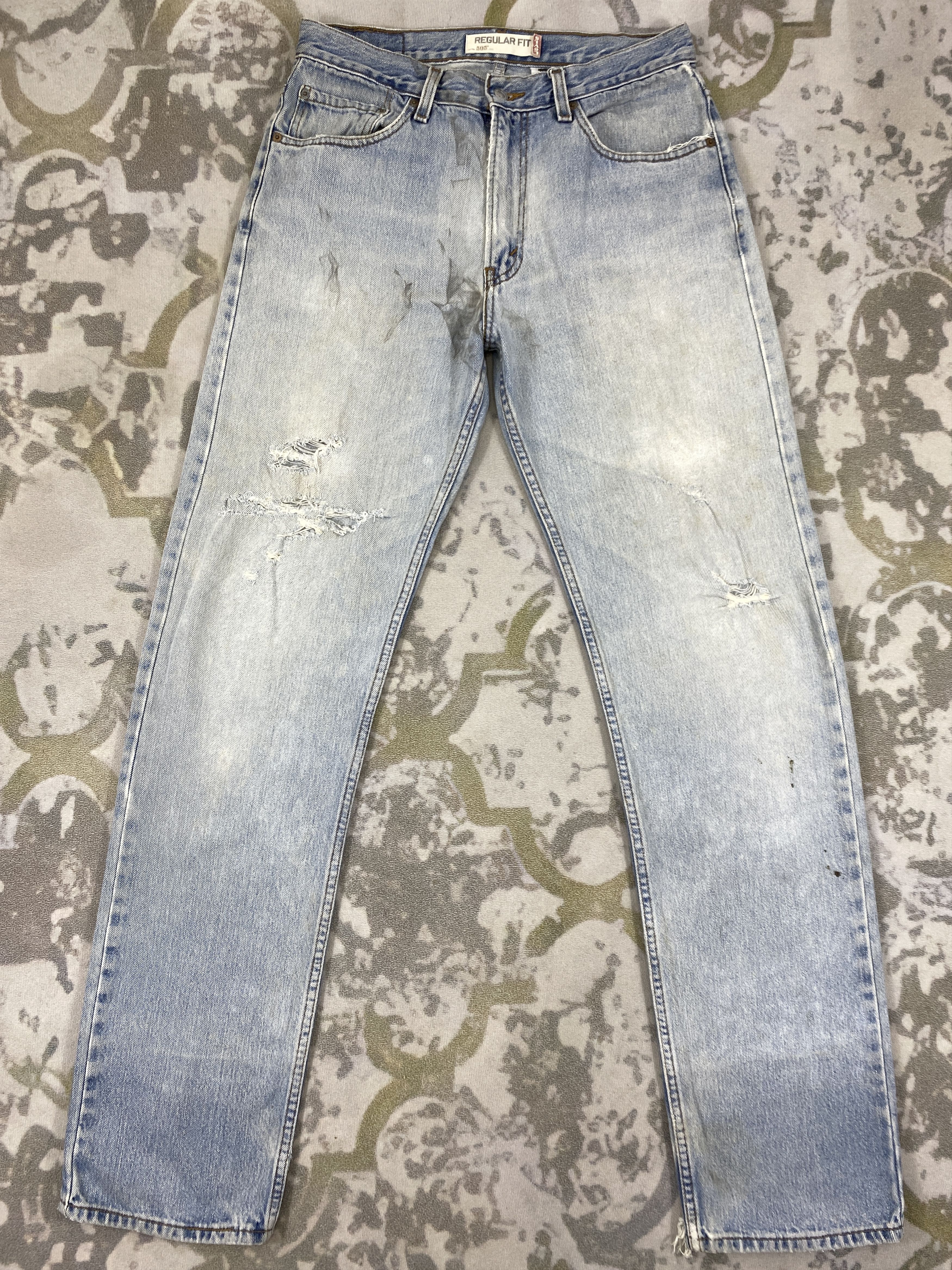 Hype Light Blue Wash Levi's 505 Jeans 32x36 Denim -SJ150 | Grailed