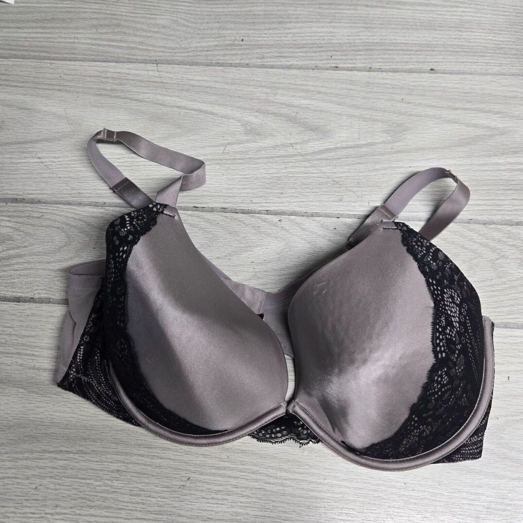 Vintage Natural Gray Ambrielle Full Coverage Comfort Bra for Women in ...