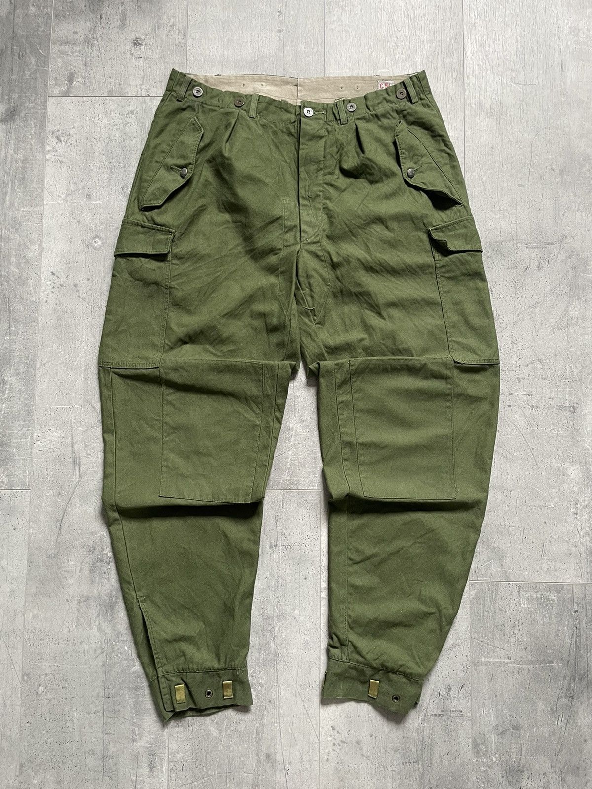 Vintage Vintage 70’s C54 Swedish Army Military Combat Cargo Pants | Grailed