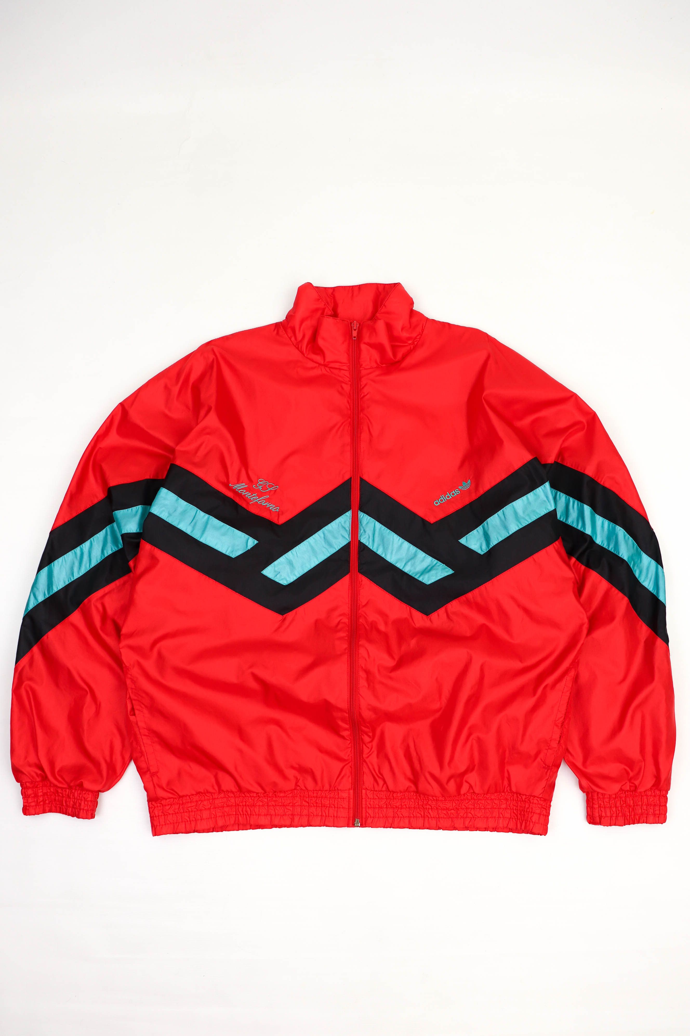 Adidas Adidas Vintage Monteforna Nylon Oversized Track Top Jacket | Grailed