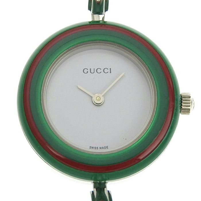 Gucci GUCCI Change Bezel Watch Stainless Steel Swiss Made Silver Quartz ...