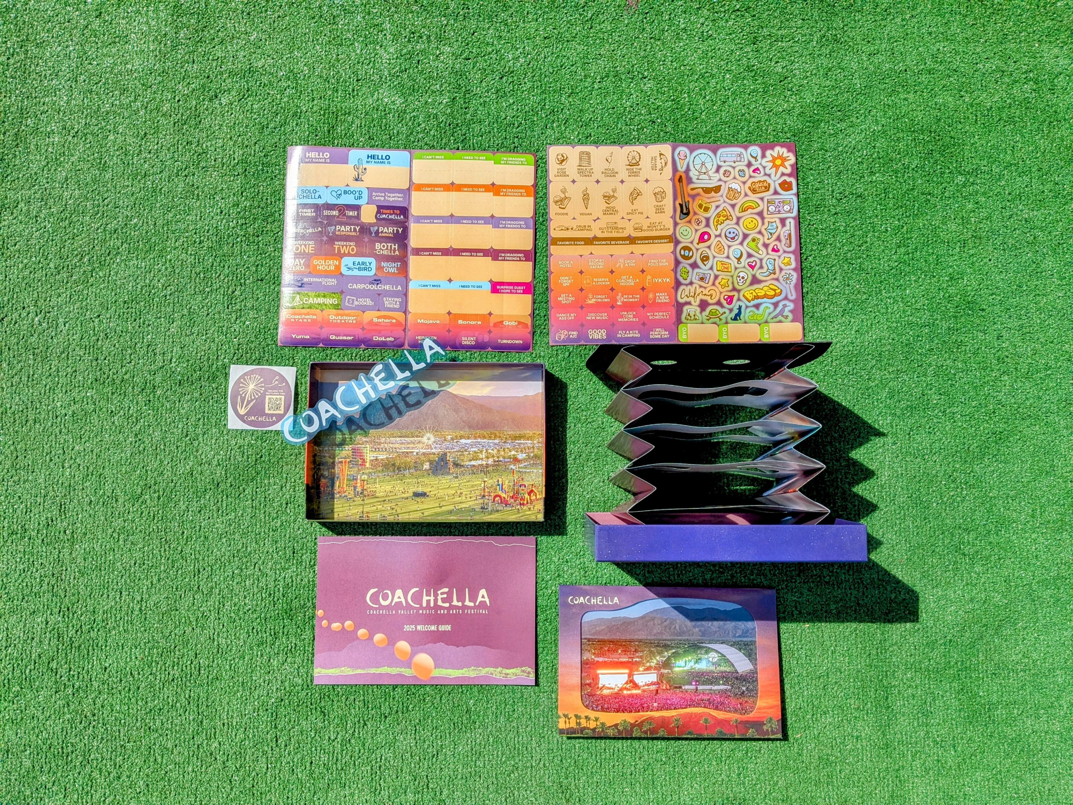 Coachella Coachella Festival 2025 Astro Viewer+Decals+Vision Board ...