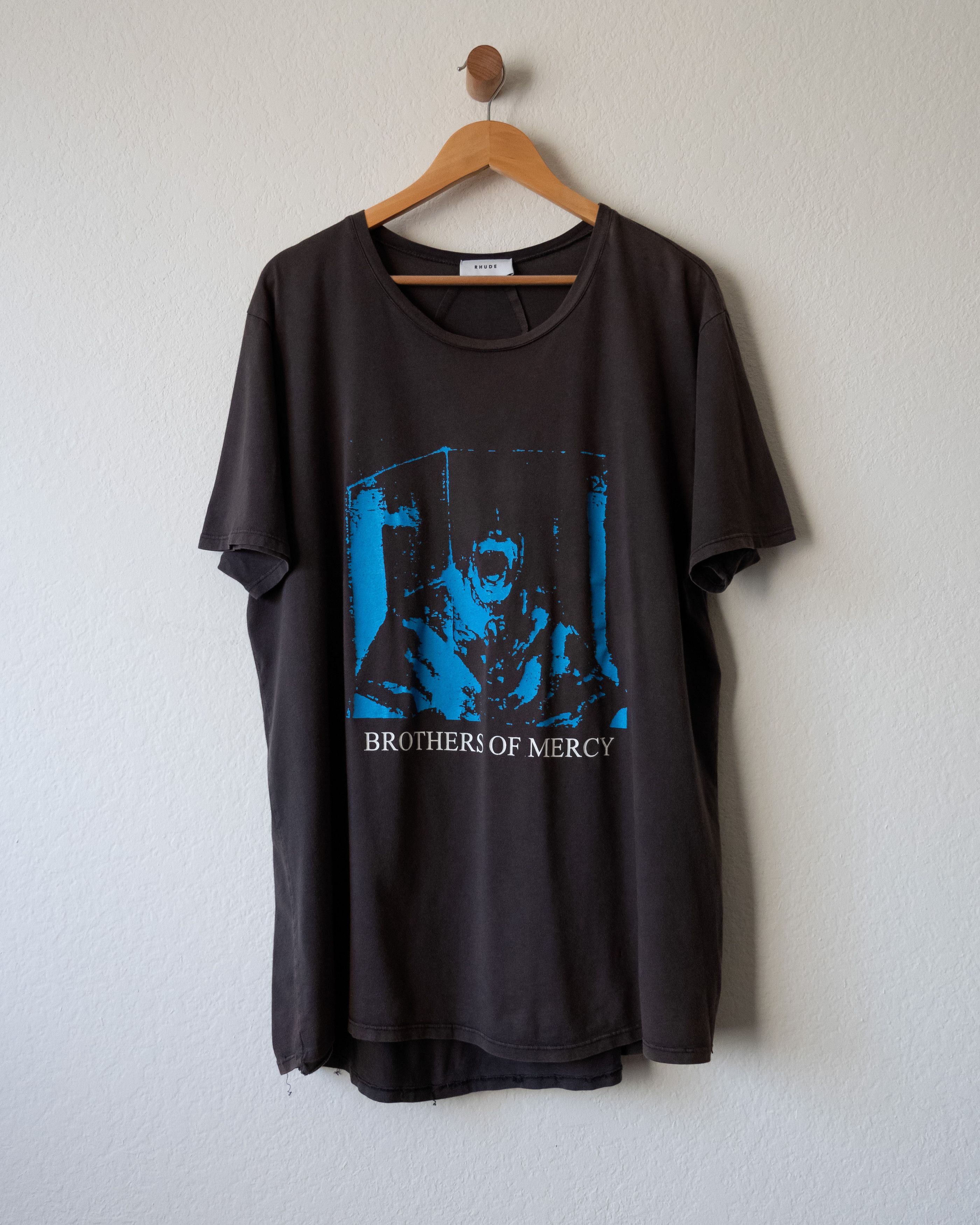 Archival Clothing Rhude Brothers of Mercy Faded Wash T Shirt | Grailed