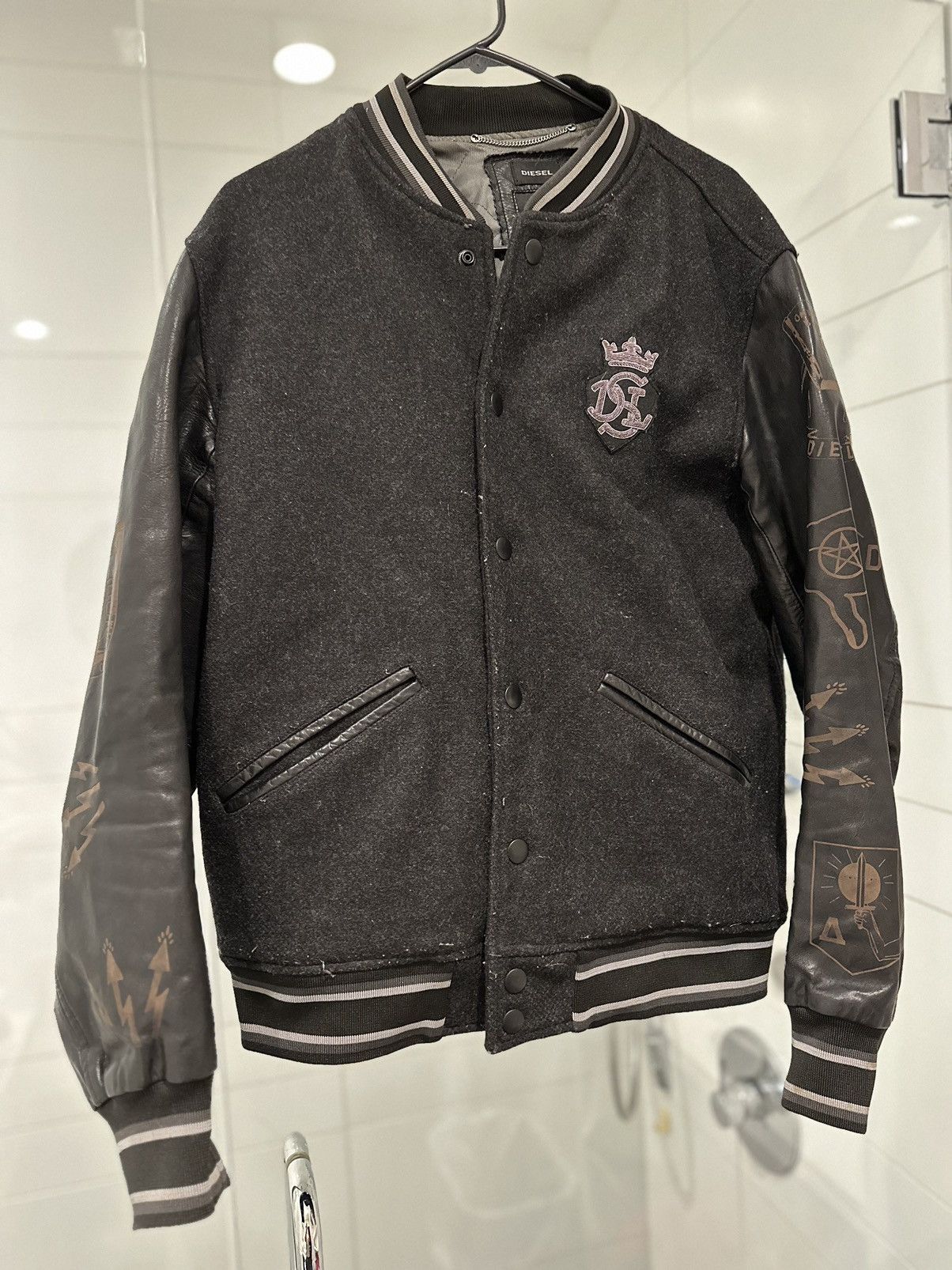 Designer × Diesel × Streetwear Diesel Varsity Jacket | Grailed