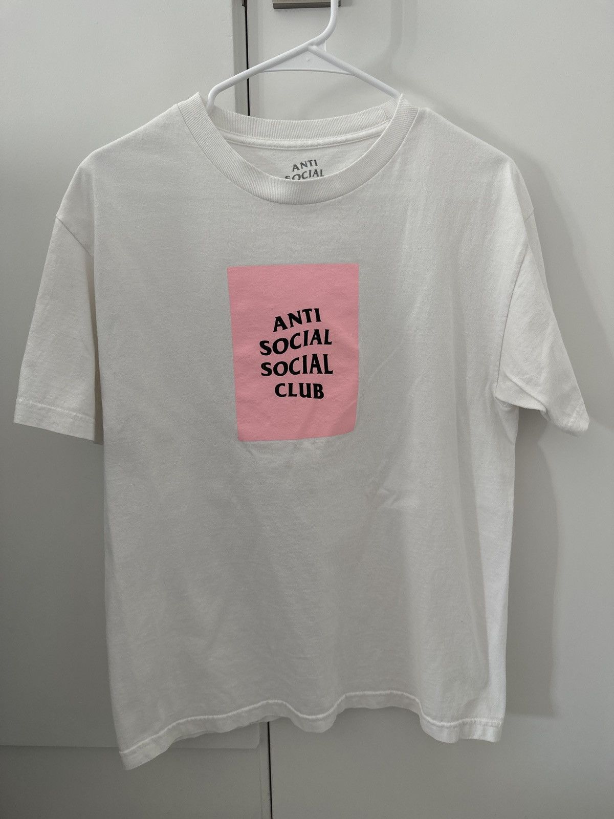 Anti Social Social Club Anti Social Social Club Pink Box Tee | Grailed
