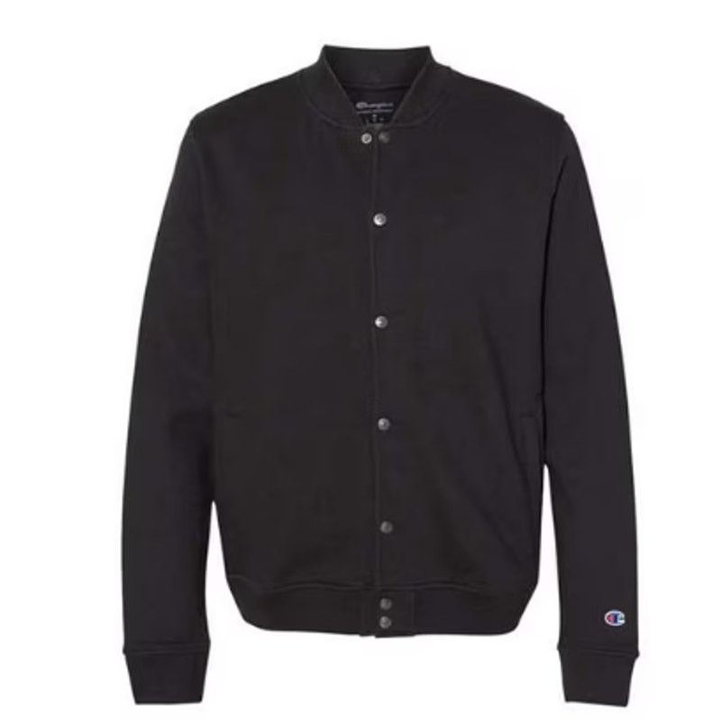 Champion New Champion Mens Large PolyCotton Athletic Bomber Jacket ...