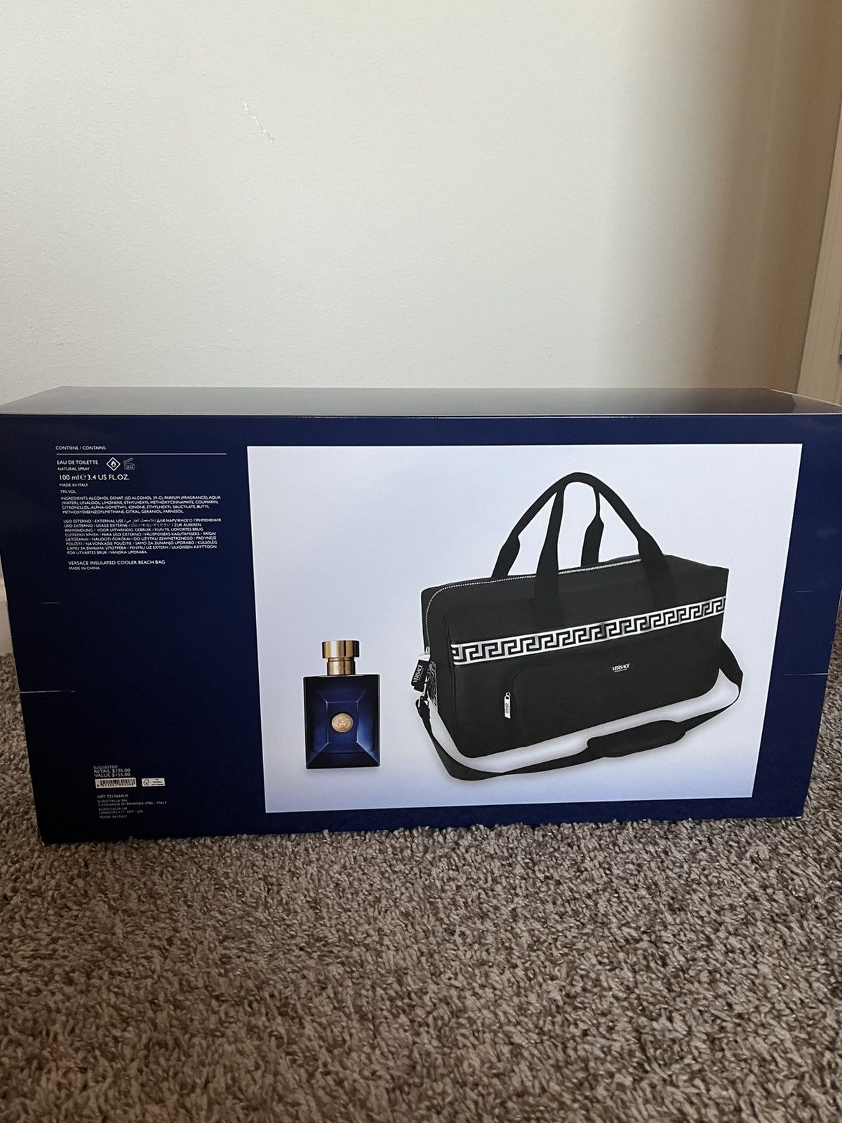 Versace Versace Parfums Duffel/Cooler Bag *FRAGRANCE NOT INCLUDED ...