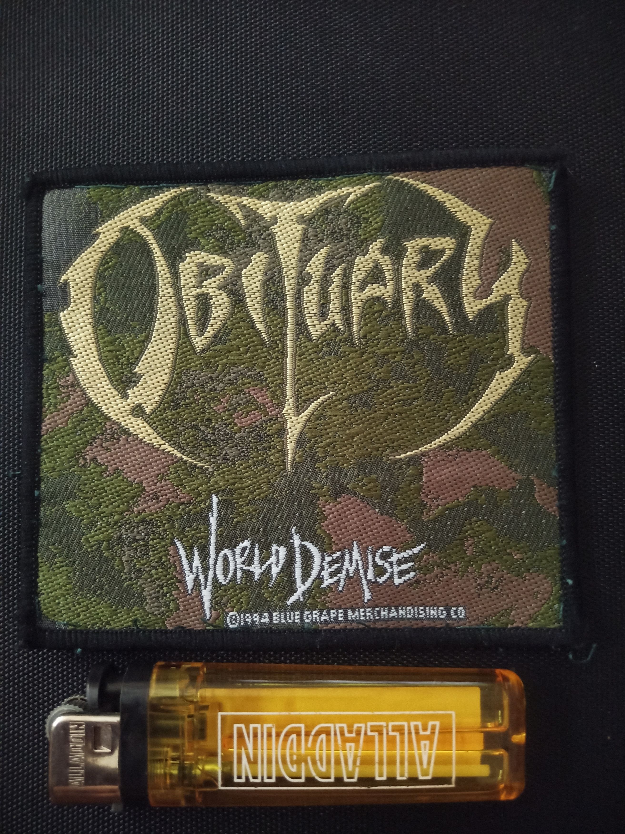 Vintage Obituary World Demise patch | Grailed