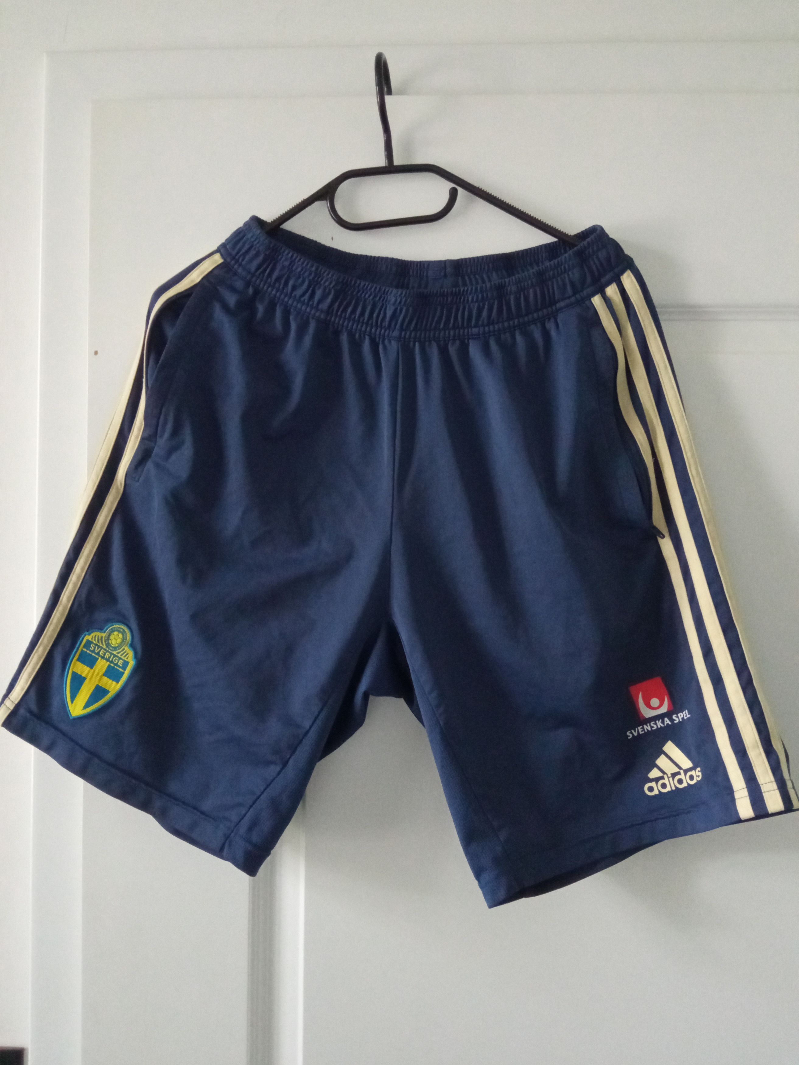 Adidas SWEDEN NATIONAL TEAM football shorts | Grailed