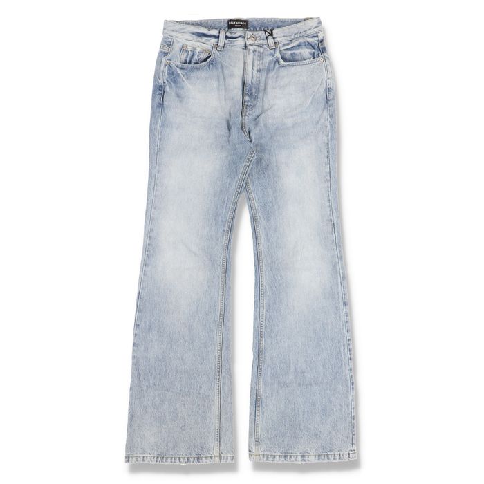 Balenciaga Blue "The Lost Tape" Flared Jeans | Grailed
