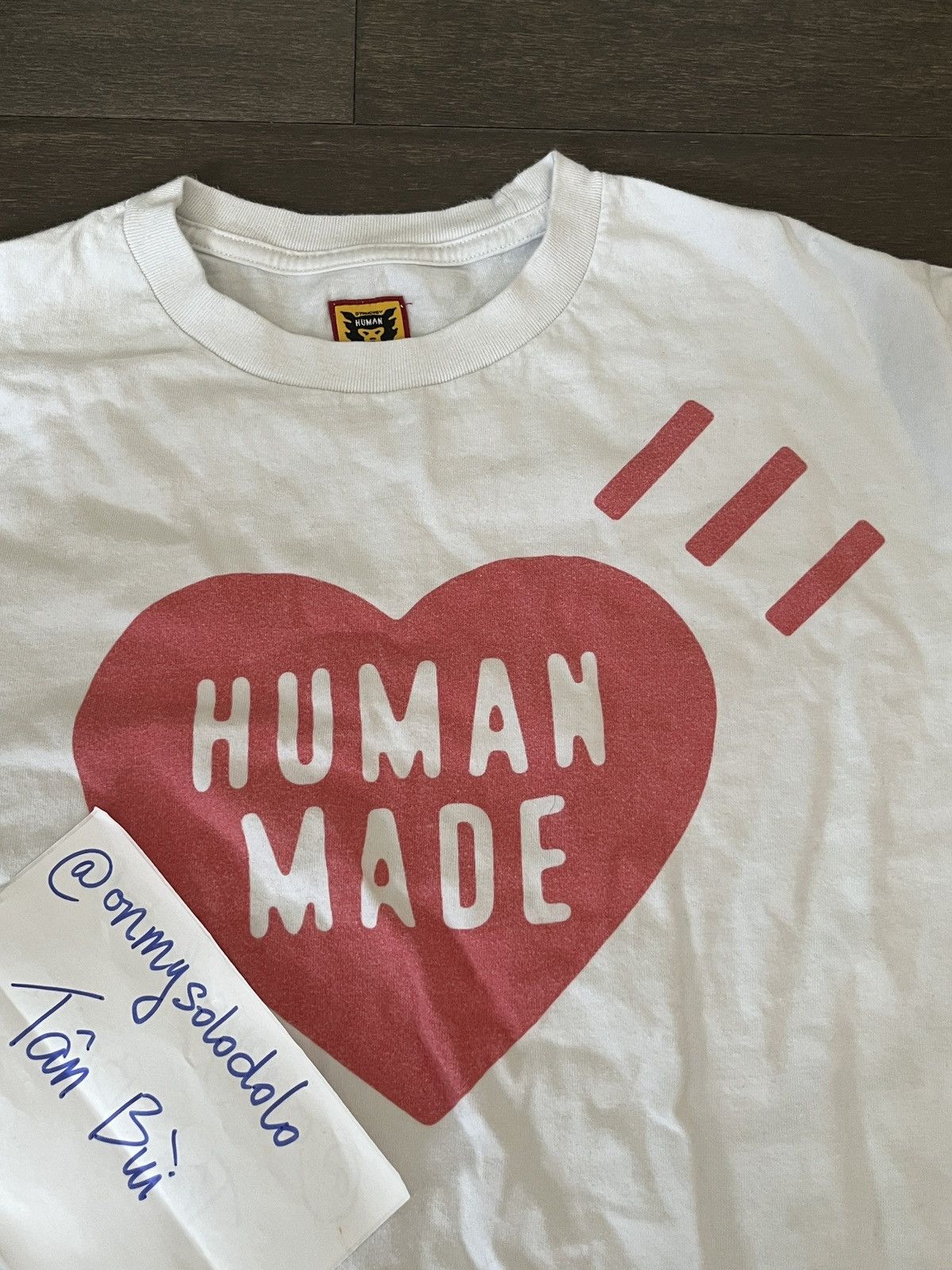 Human Made × Nigo × Streetwear Human Made Daily T Shirt Red Heart | Grailed