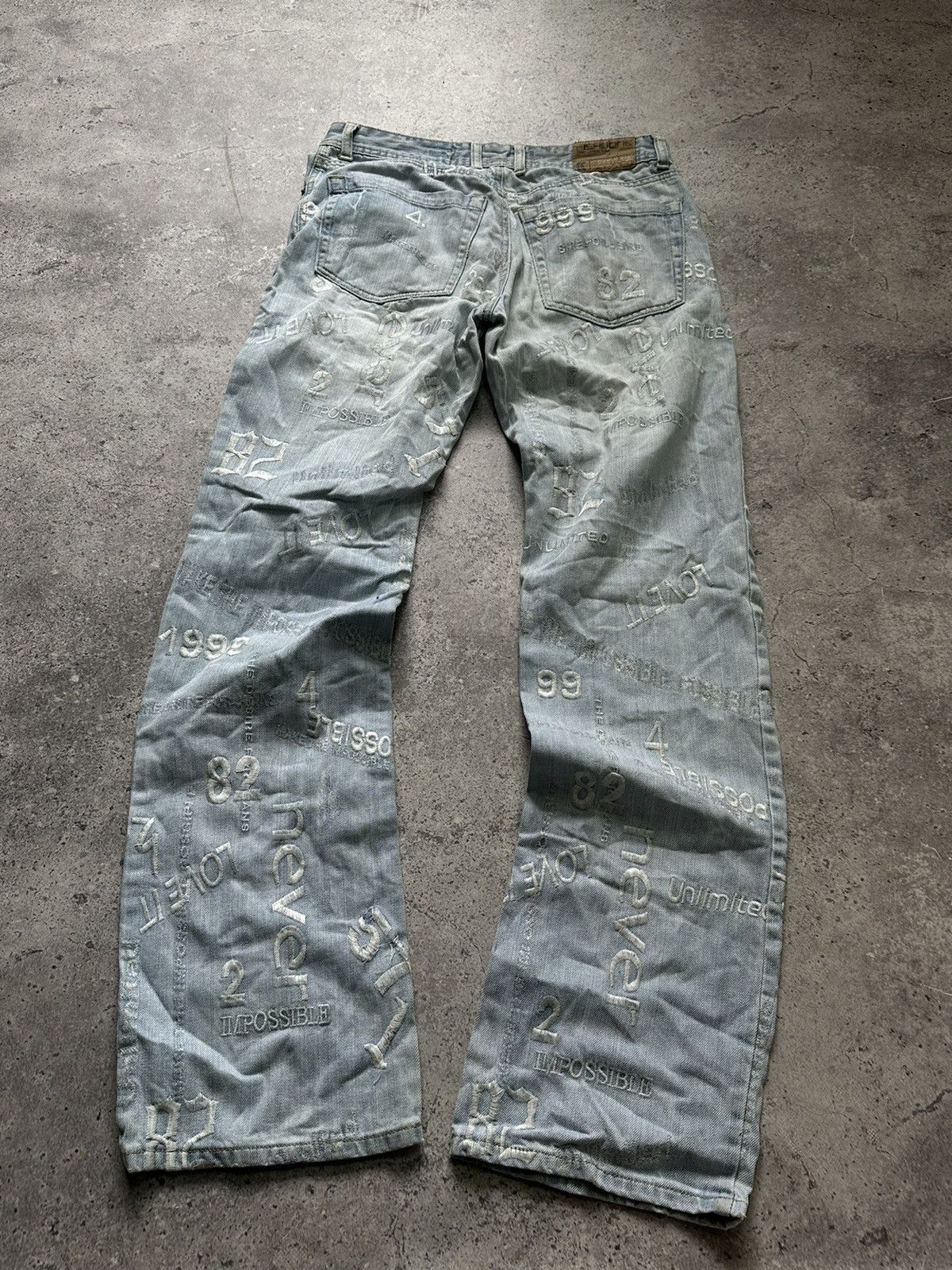 Southpole × Streetwear × Vintage 🔥Vintage Fishbone Printed Jeans Pants ...