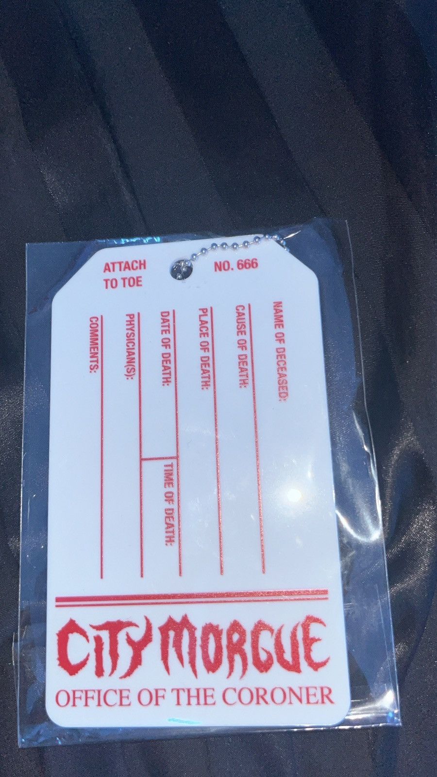 City Morgue City morgue keychain | Grailed