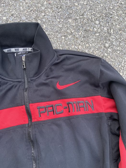 Nike Nike Pac-Man og vintage zip rare Manny Pacquiao black sport | Grailed
