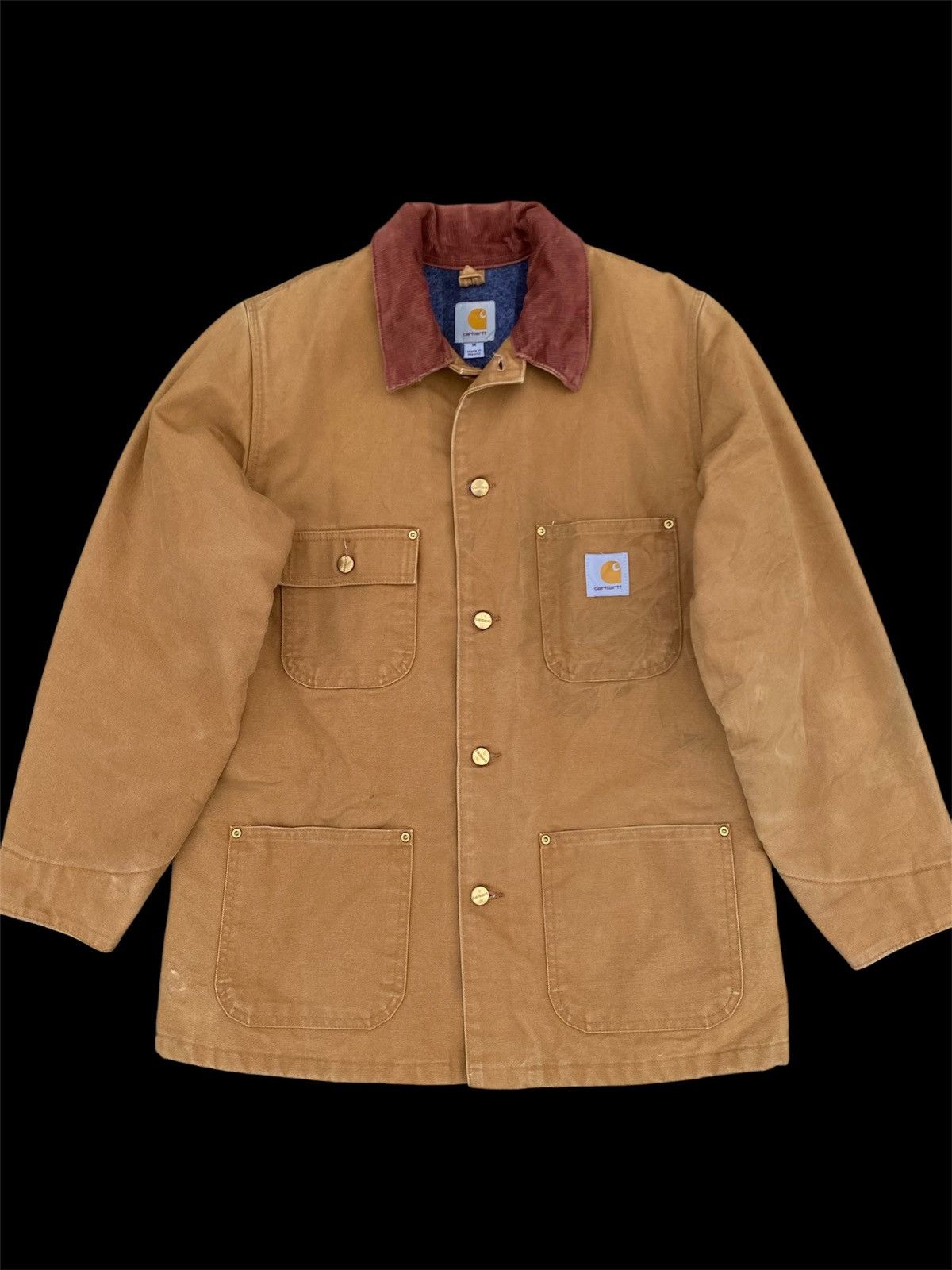 Carhartt × Streetwear × Vintage Carhartt Duck Chore Coat Brown | Grailed