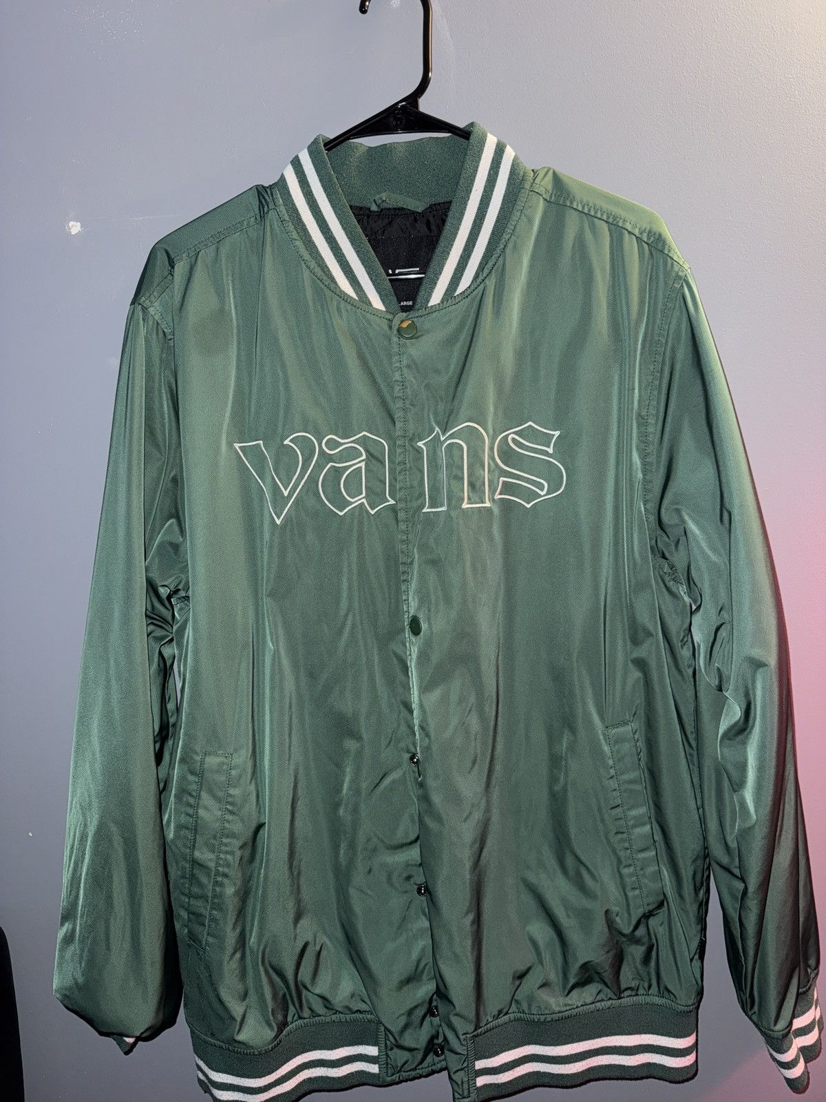 Vans × Varsity Jacket Vans Skull Varsity Jacket | Grailed