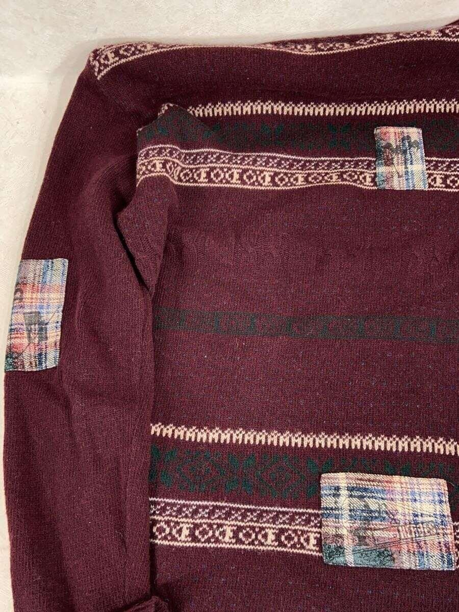 Raf Simons Patchwork Turtleneck Wool Knit Sweater | Grailed