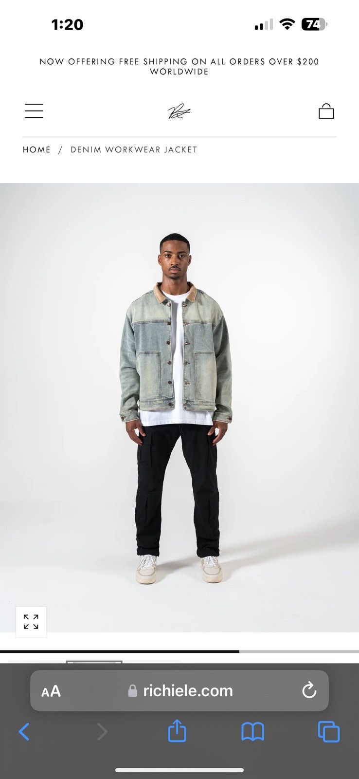 Richie Le Collection Richie Le Denim Workwear Jacket | Grailed