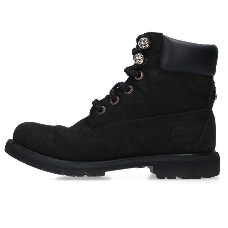 Chrome Hearts × Timberland Chrome Hearts Black Timberland Boots | Grailed