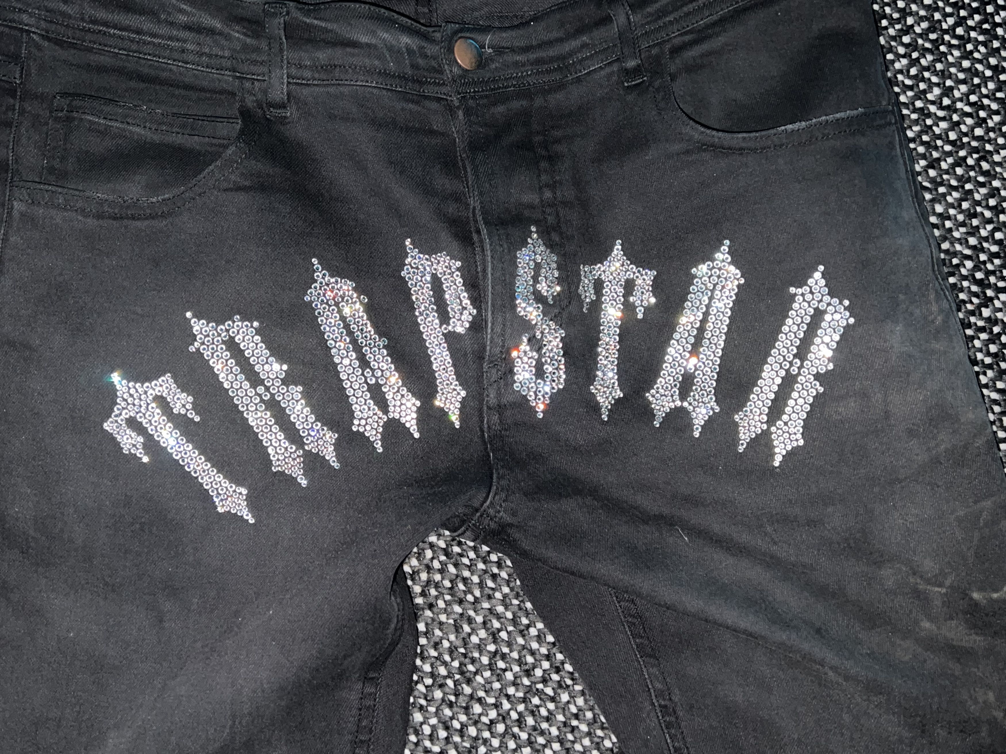 Trapstar London Trapstar Diamante Arch Jeans US 32 Swarovski Iced Out Grailed