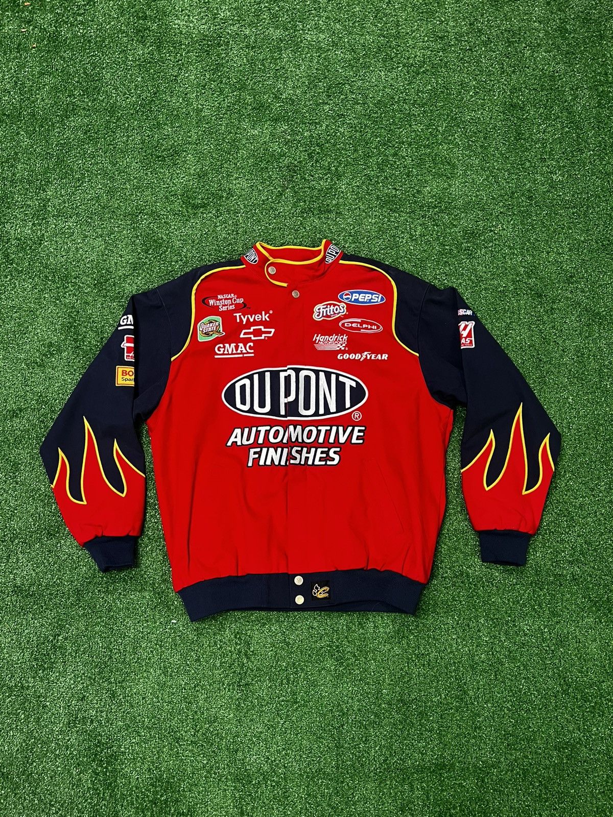 Vintage Vintage Y2K Jeff Gordon Flame Jacket | Grailed