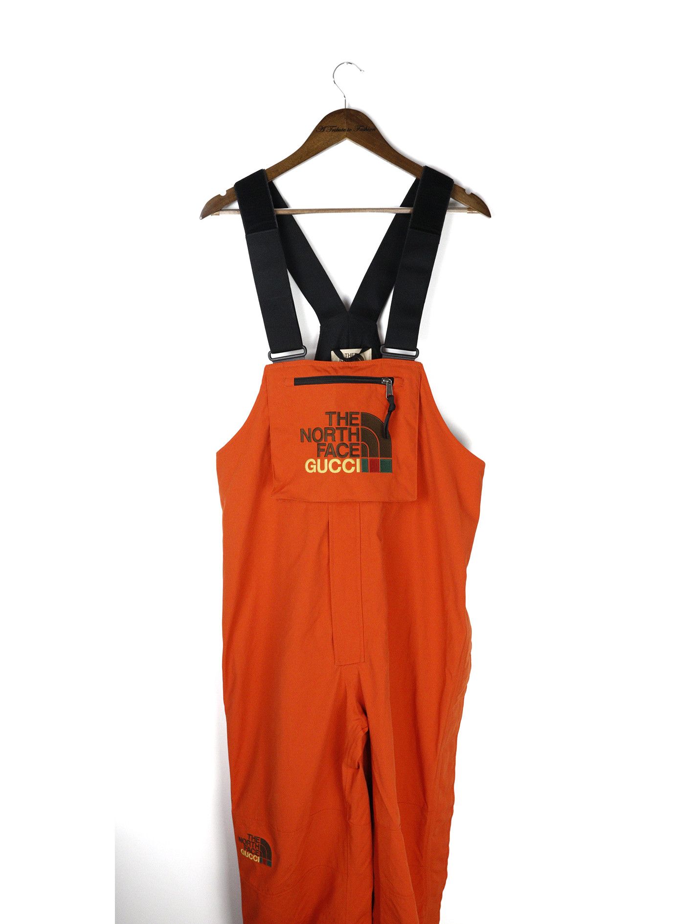 Gucci × The North Face Gucci x The North Face Orange Overalls | Grailed