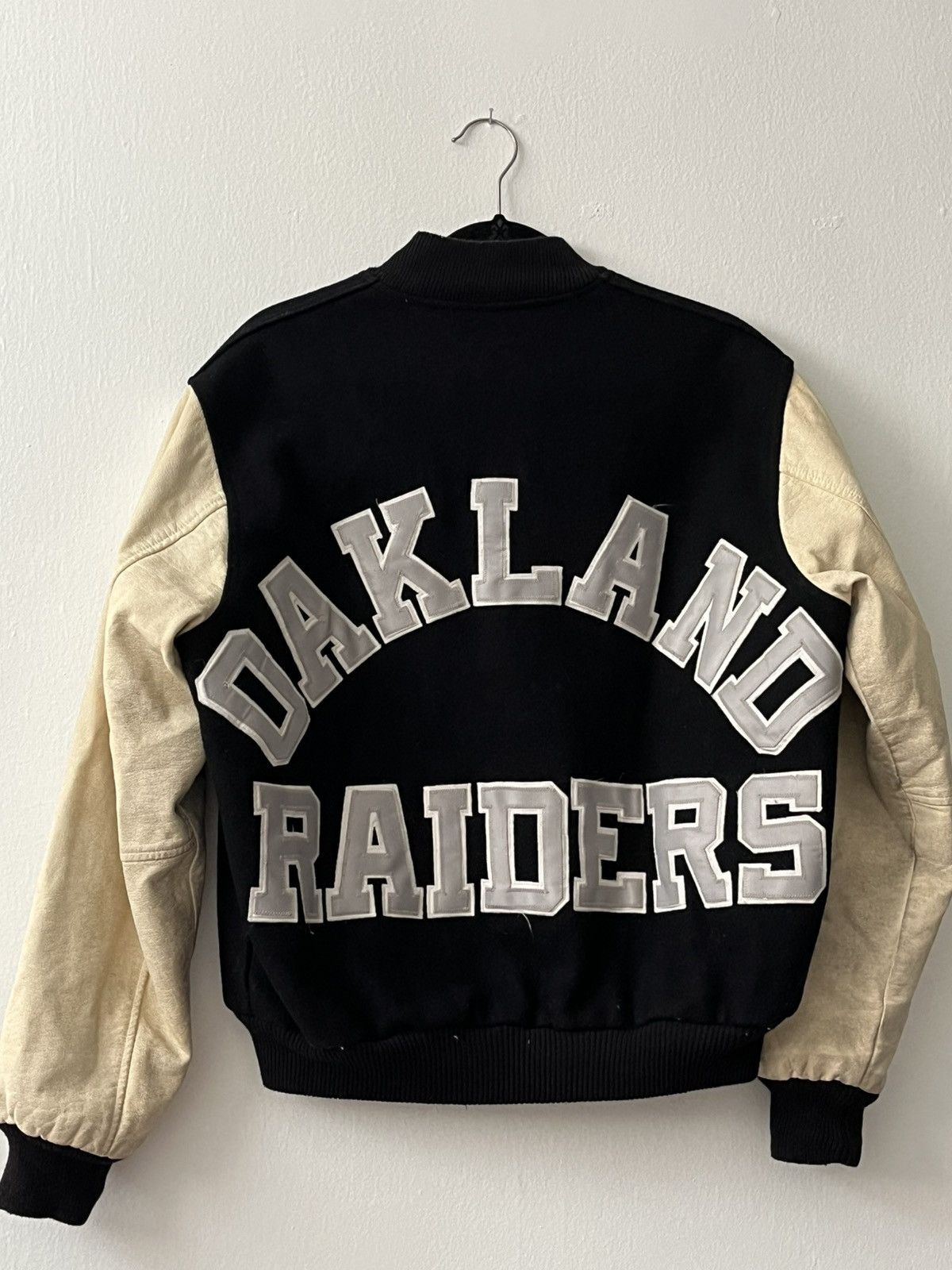 Chalk Line Oakland Raiders Vintage 80s Chalkline Letterman Jacket | Grailed