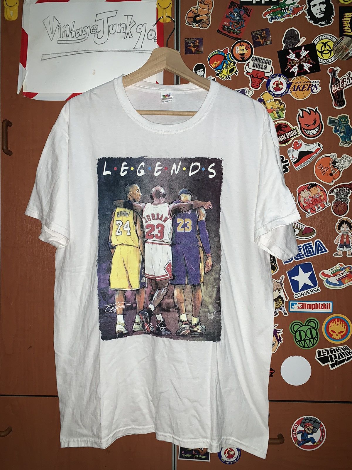 Fruit Of The Loom × NBA × Vintage NBA LEGENDS T-shirt(KOBE,MJ,Lebron ...