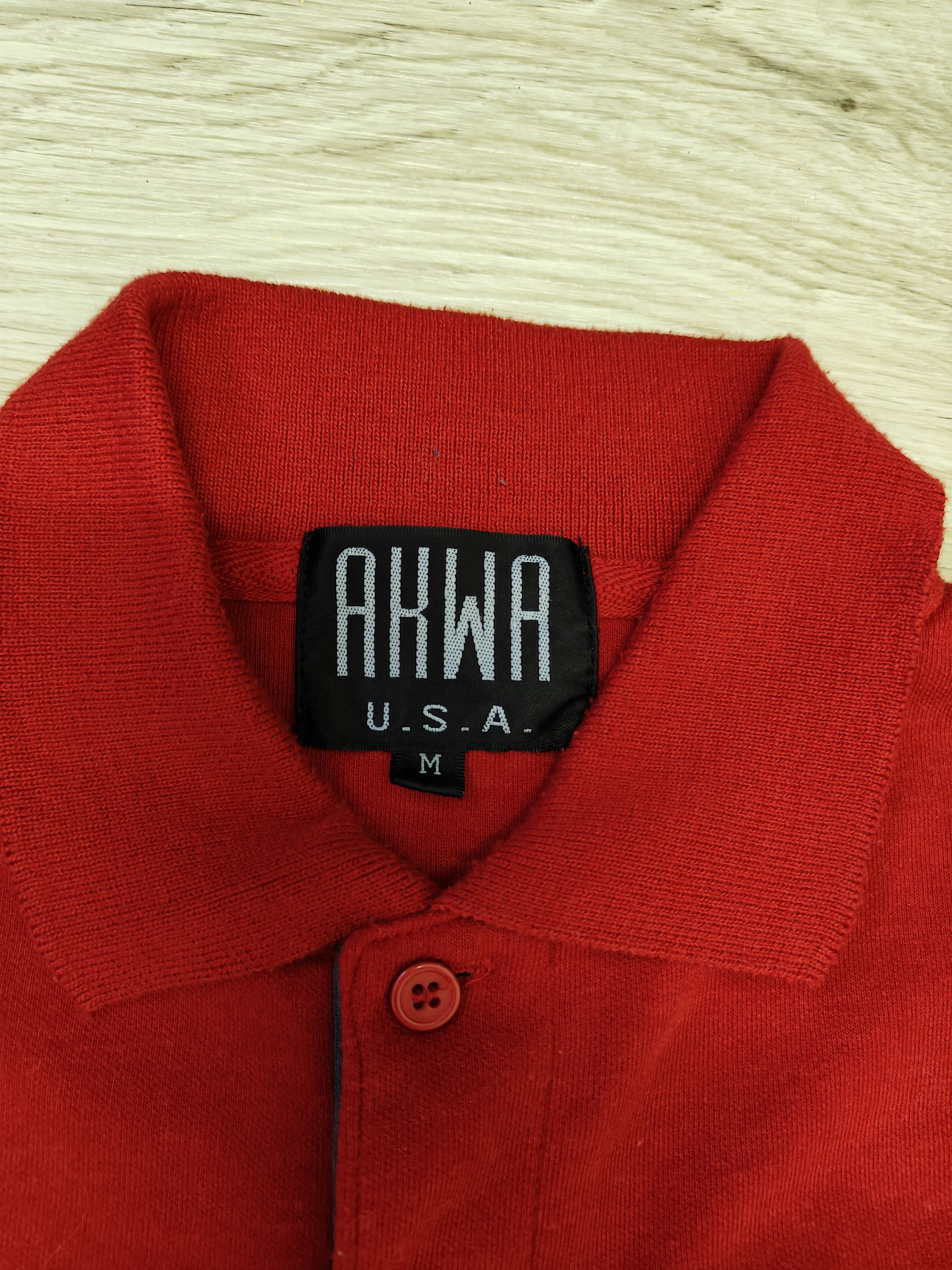 Made In Usa × Vintage Akwa USA Collar Sweater | Grailed