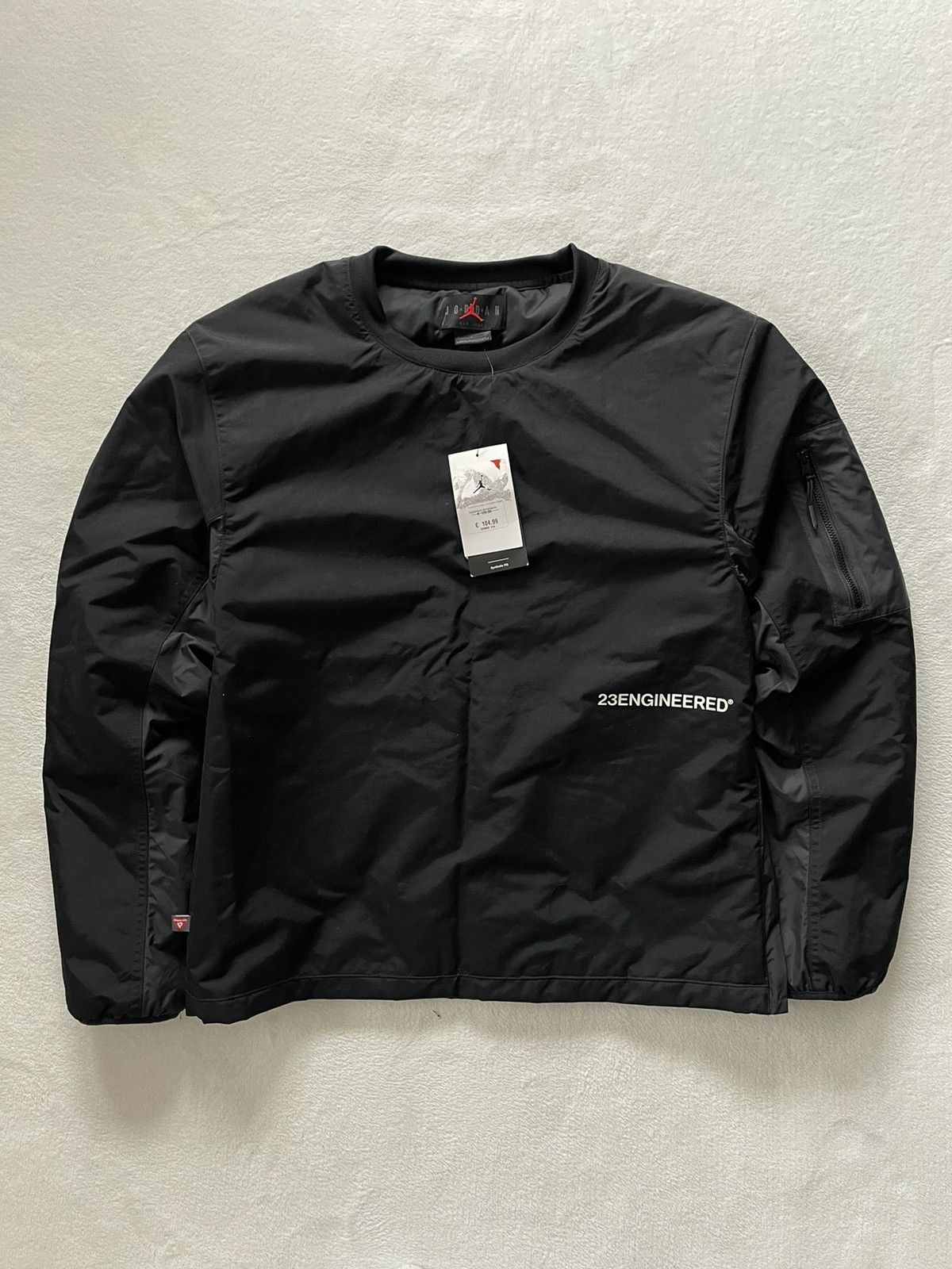 Nike 🏀 NIKE AIR JORDAN Y2K NYLON PUFFER BOXY CREWNECK JACKET | Grailed