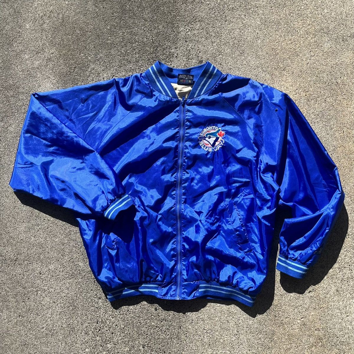 Vintage Vintage MLB Toronto Blue Jays Bomber Light Jacket | Grailed