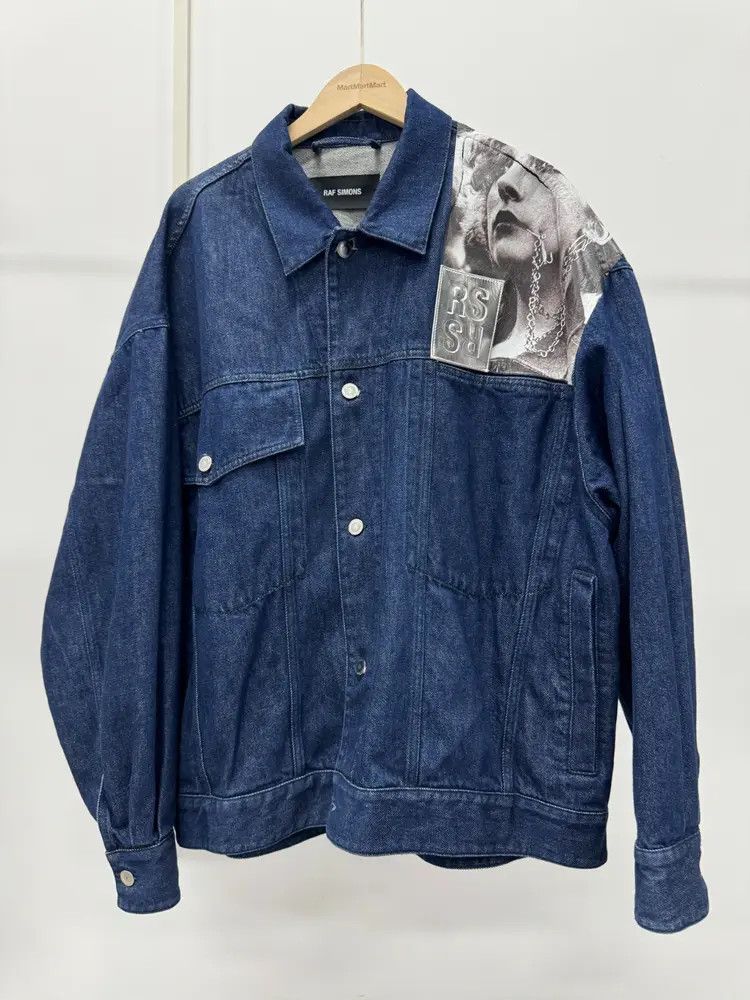 Raf Simons Raf Simons 19SS Figure Print Denim Jacket | Grailed