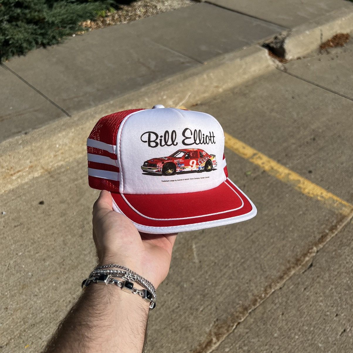 NASCAR × Vintage Vintage 80s Bill Elliott Coors Beer NASCAR 3 Stripe ...