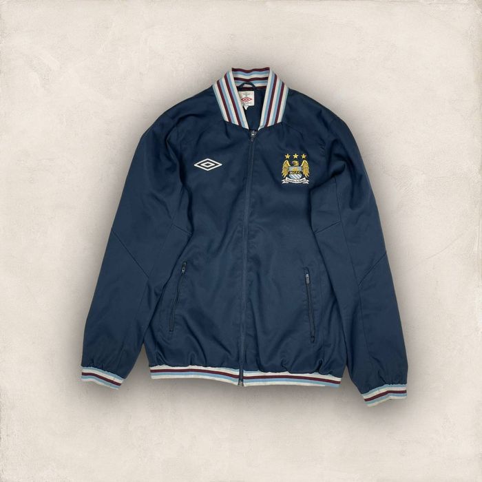 Vintage Manchester City Umbro Bomber Jacket | Grailed