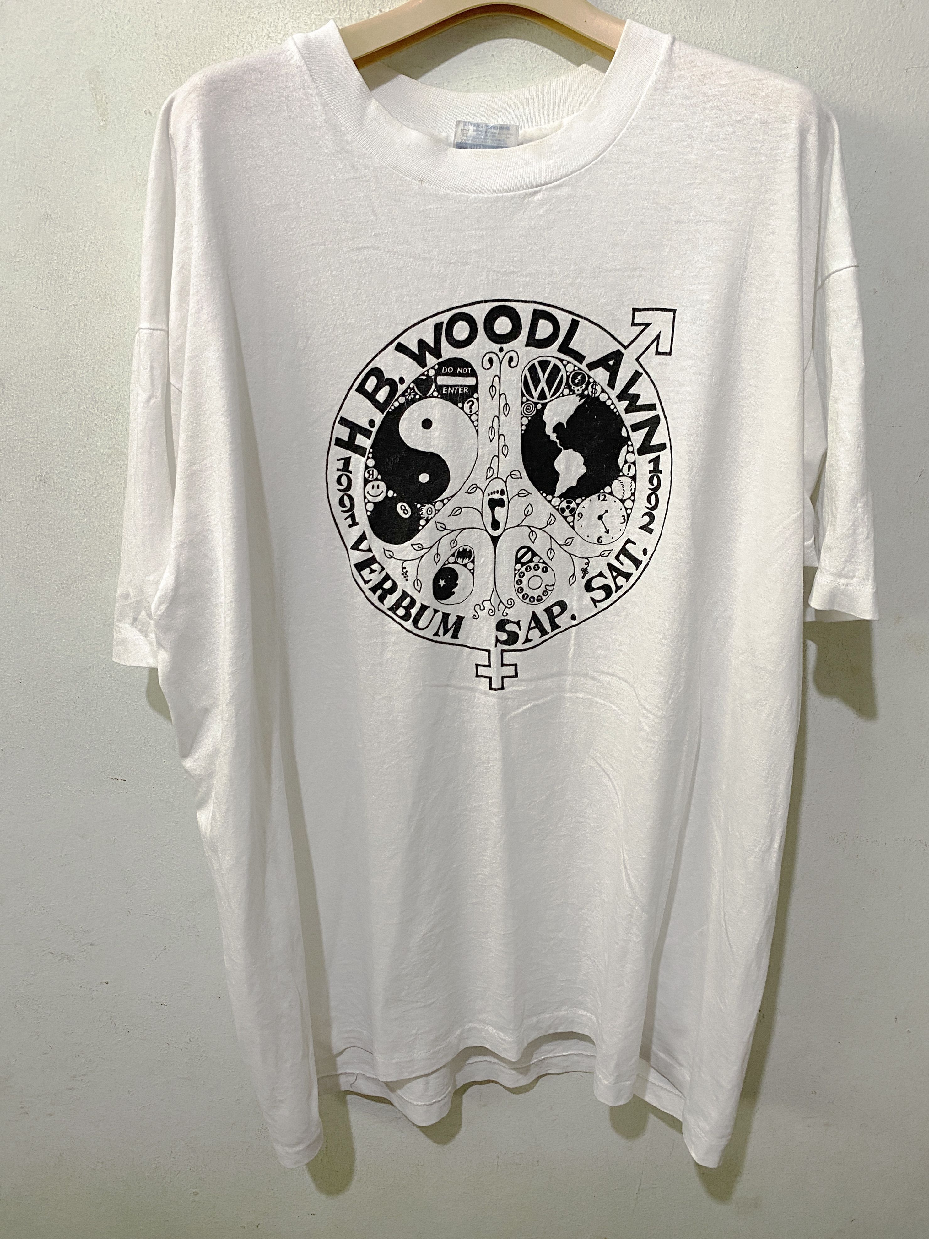 Art × Streetwear × Vintage Vintage 90s World peace Shirt | Grailed