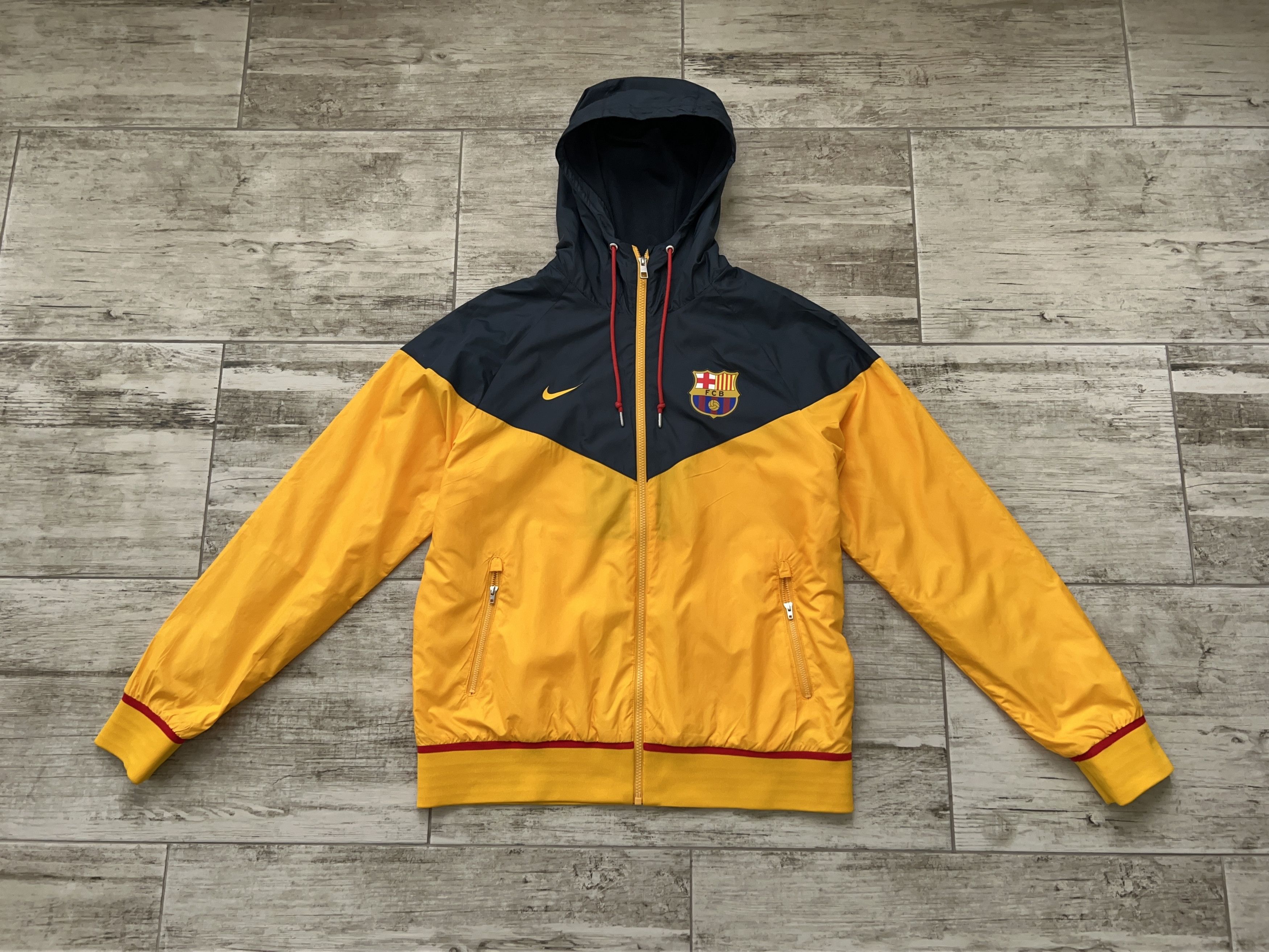 Nike Nike FC Barcelona Football Soccer Windbreaker Jacket | Grailed