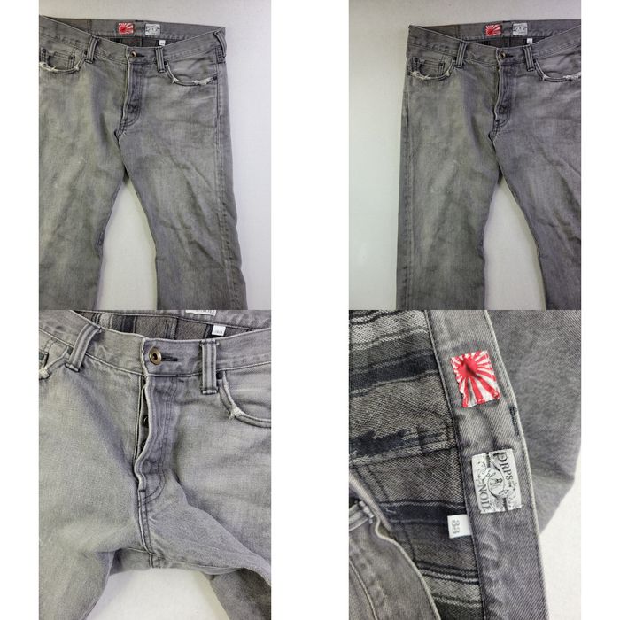 Prps PRPS Noir Men's 33 Black Jeans Japanese Button Fly Distressed Light Wash Cotton | Grailed