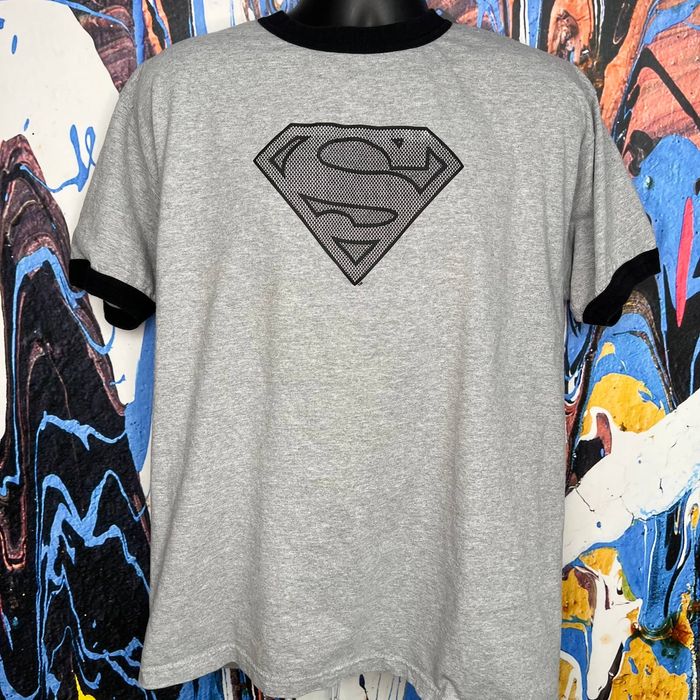Vintage Vintage Superman Ride of Steel Six Flags Y2K Ringer Tee | Grailed