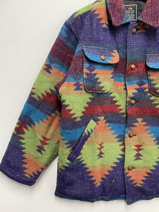 Pendleton Navajo Native Wool Jacket x Quilted | Grailed