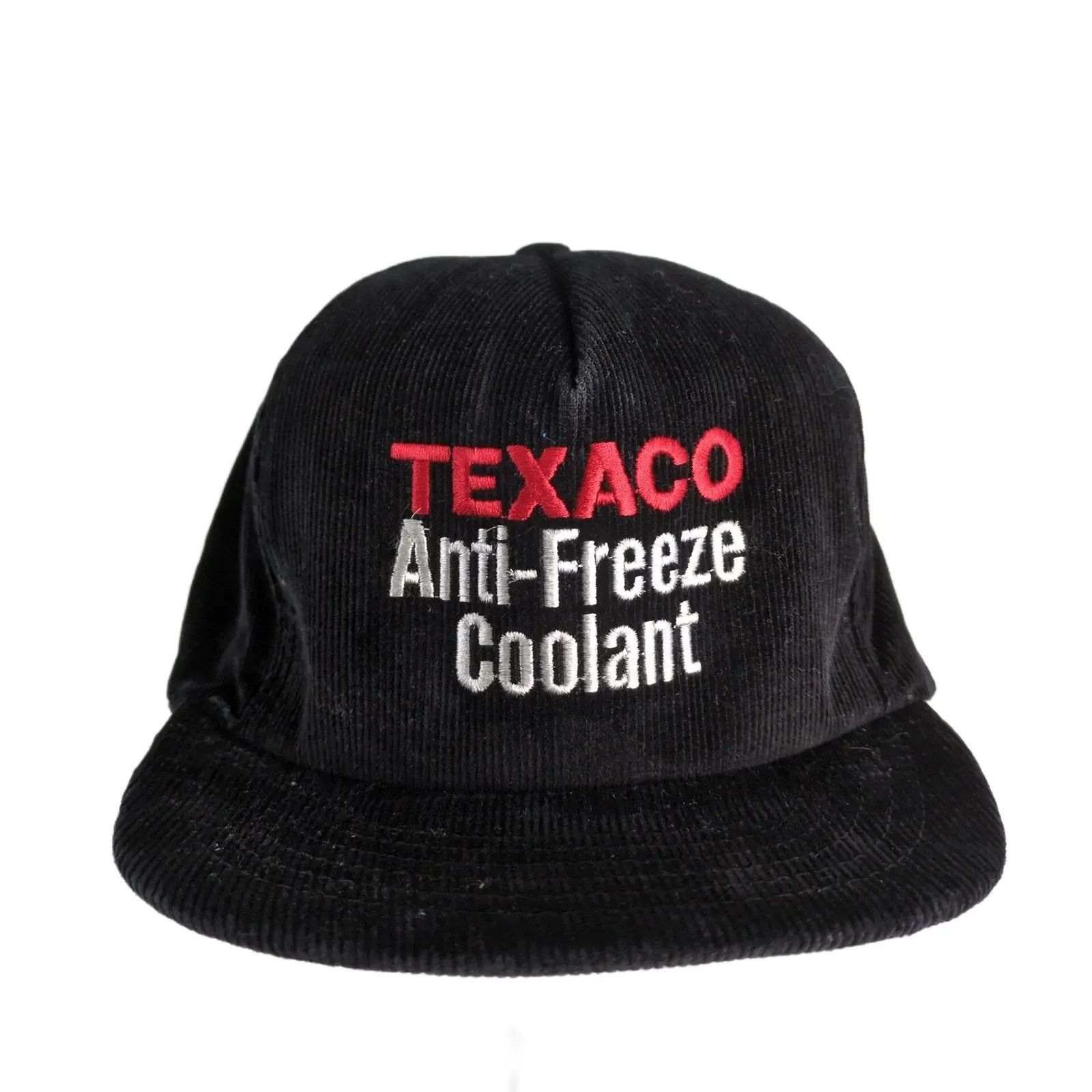 Vintage Texaco Anti-Freeze Coolant Black Corduroy Baseball Cap | Grailed
