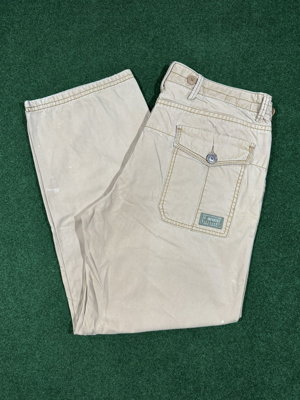 Vintage Vintage Y2K U.S. Army Infantry Khaki Pants | Grailed